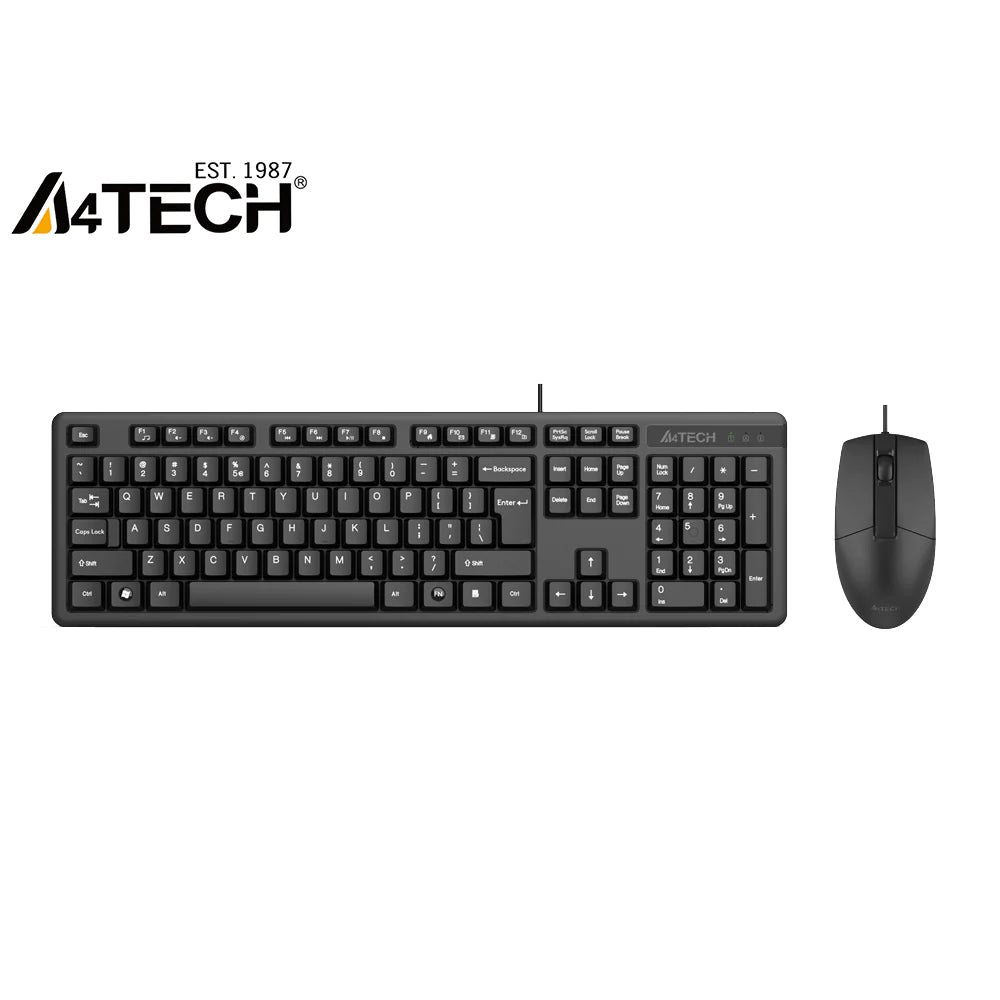 A4Tech KK3330S Wired USB Keyboard And Mouse Set