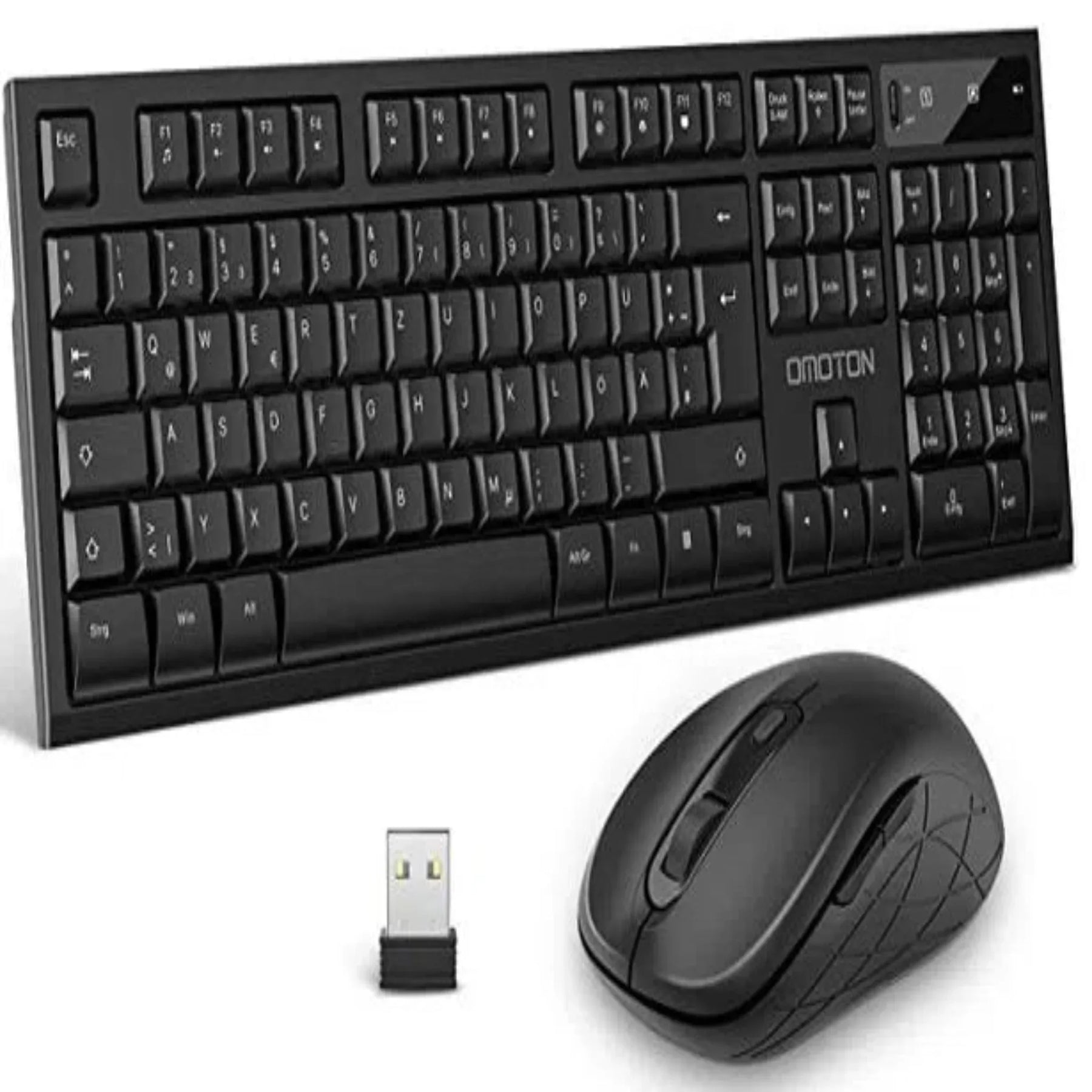 Omoton WK205 Wireless Keyboard and Mouse Set